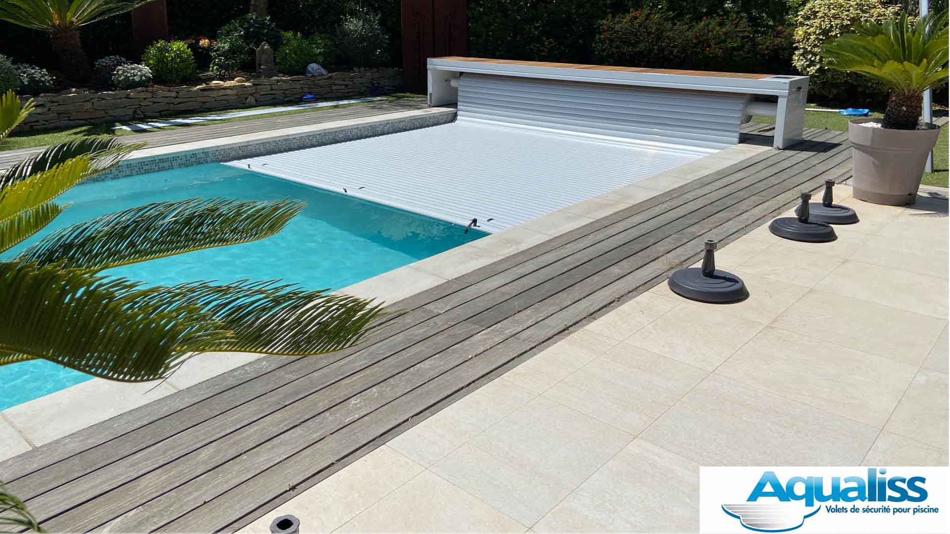 Galerie : Volets piscine mobiles - Aqualiss